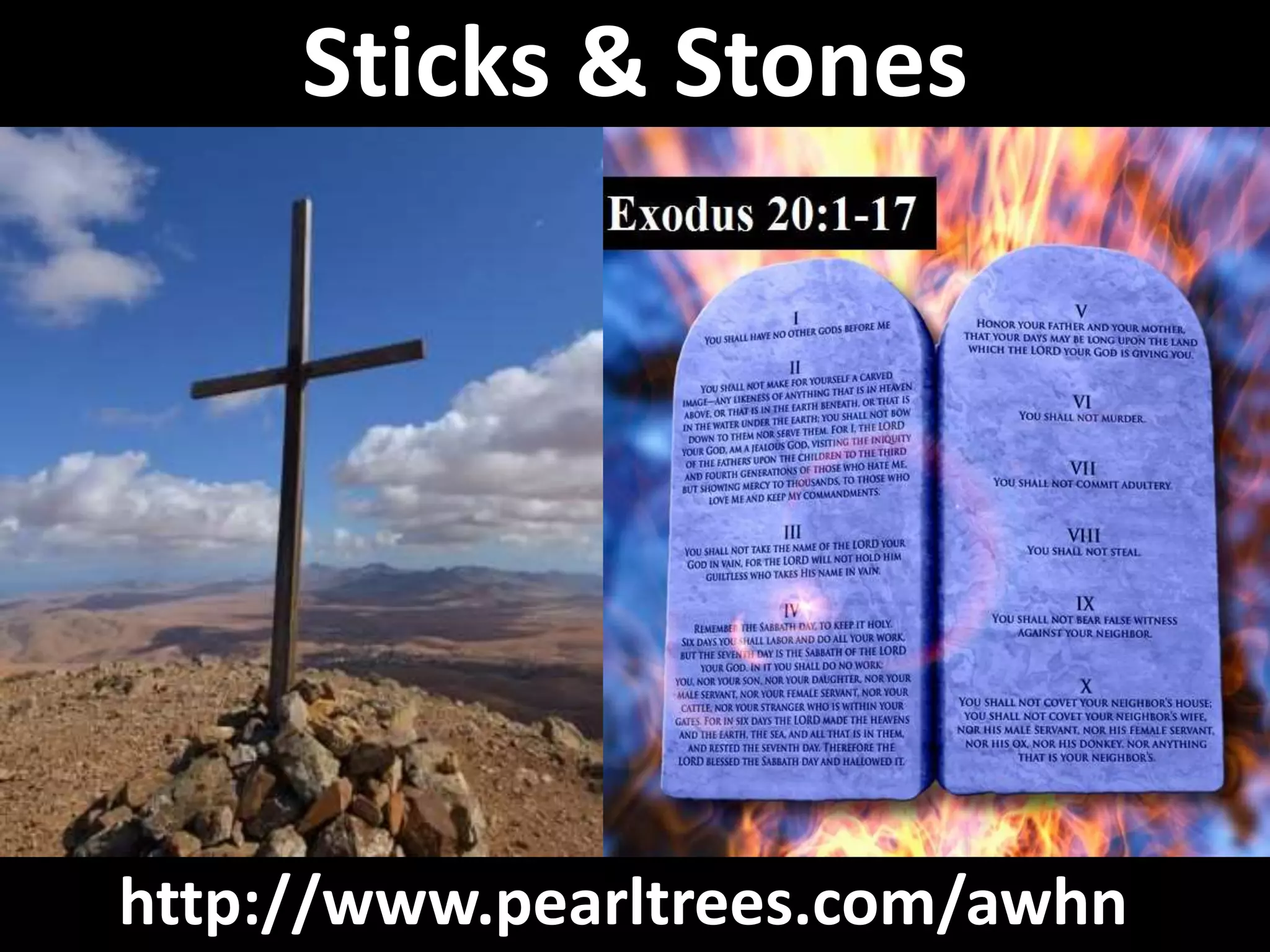 Sticks stones-do-you-stone-the-sabbath-breaker | PPTX | Christianity ...