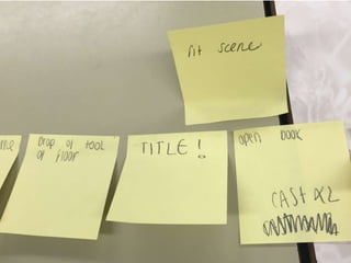 Sticky note story board | PPTX