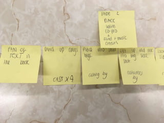 Sticky note story board | PPTX