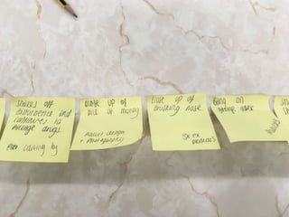 Sticky note story board | PPTX