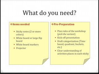 Sticky notes workshop | PPTX