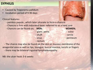 Zambia Recommended Management of STIs | PPTX