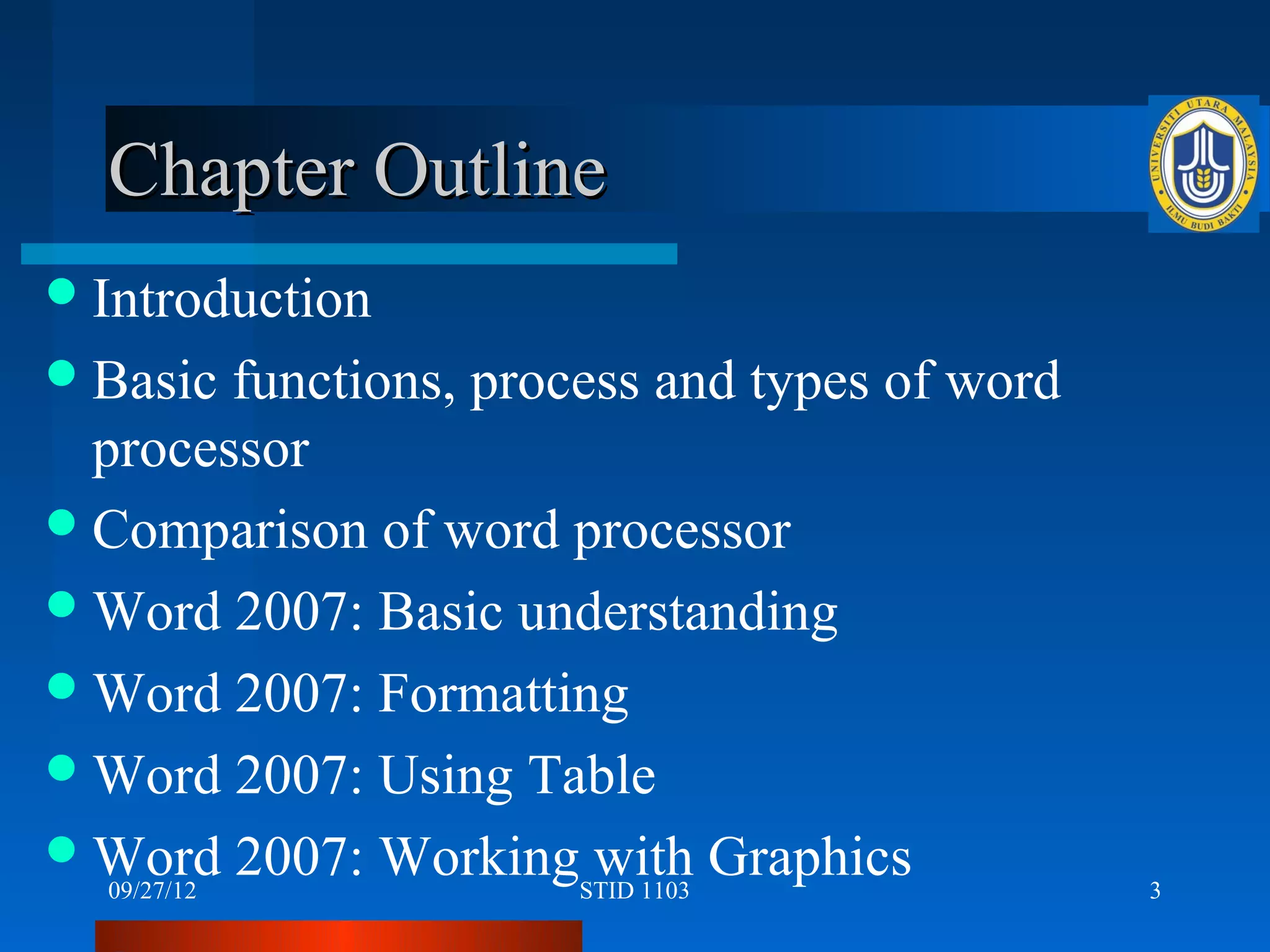 Stid1103 ch3 word_processing_ | PPT