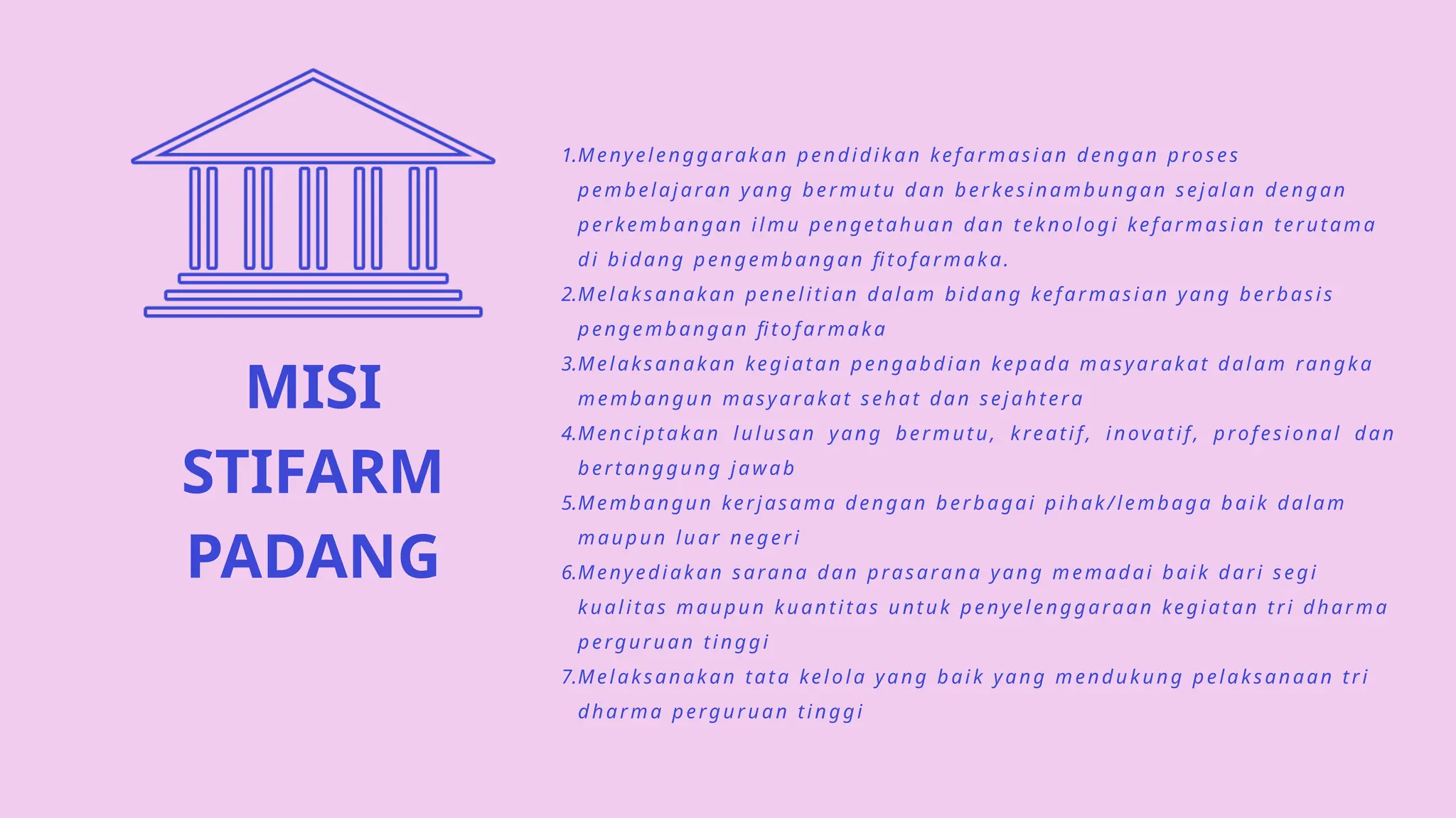 STIFARM PADANG - kegiatan kemahasiswaan stifarm padang | PPTX
