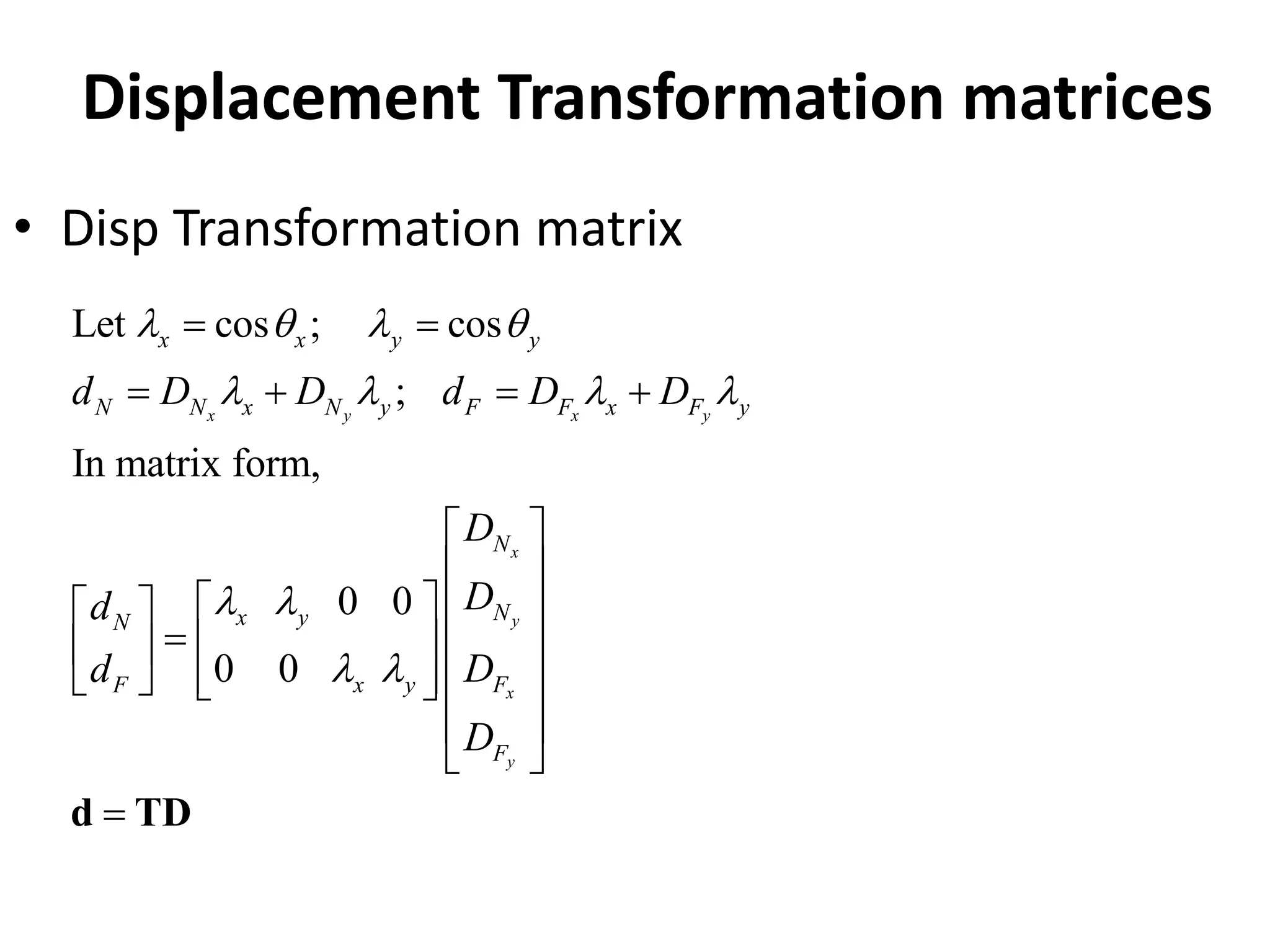 Stiffness Method for structure analysis - Truss | PDF