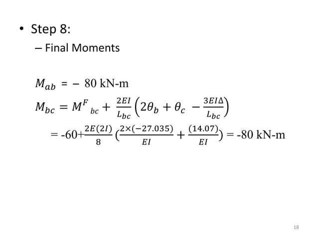ANALYSIS OF CONTINUOUS BEAM USING STIFFNESS METHOD | PPTX
