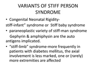 Stiff person sydrome | PPTX