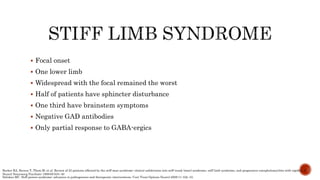Stiff Person Syndrome | PPTX