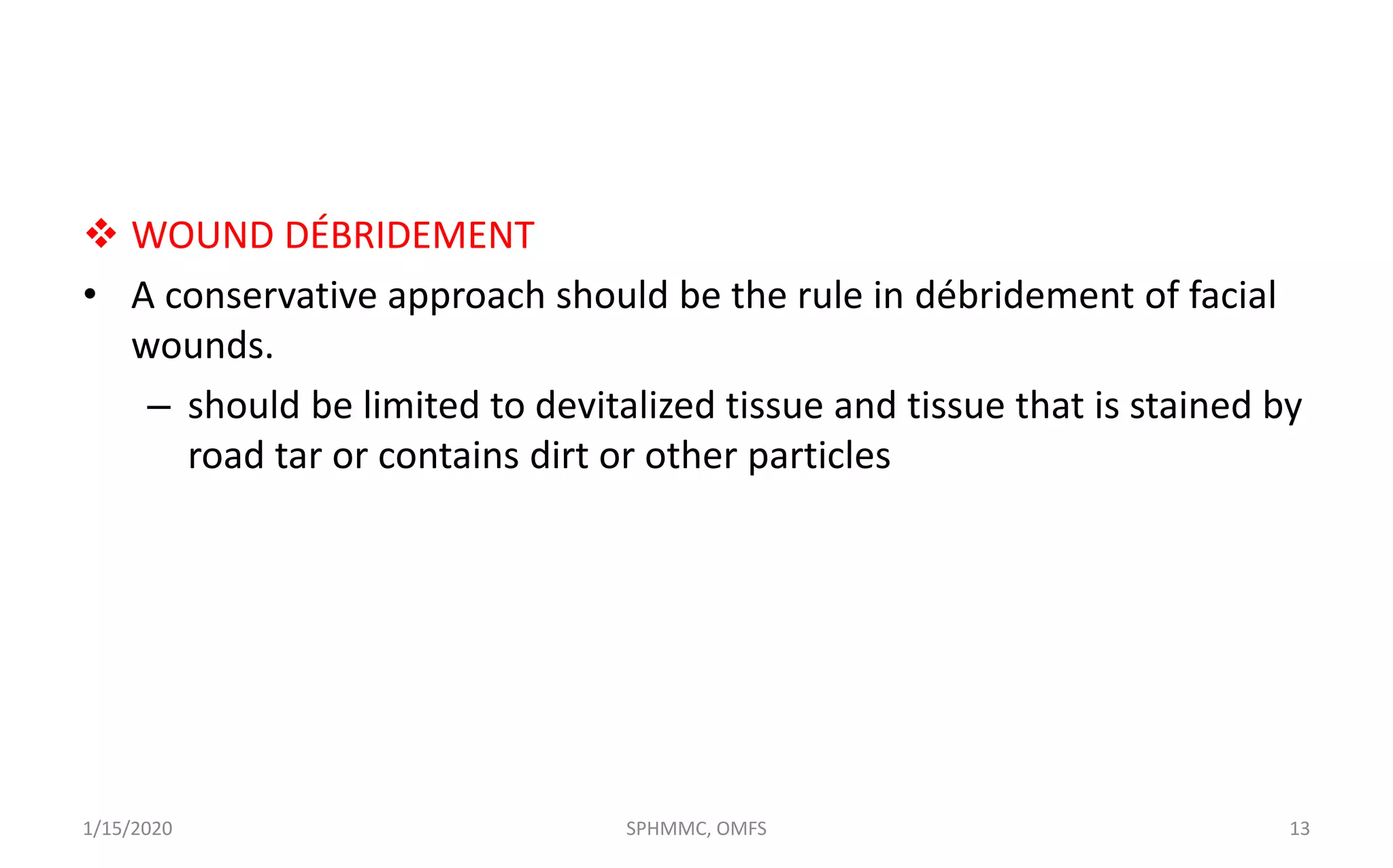 SOFT TISSUE INJURIES OF MAXILLOFACIAL REGION | PPTX