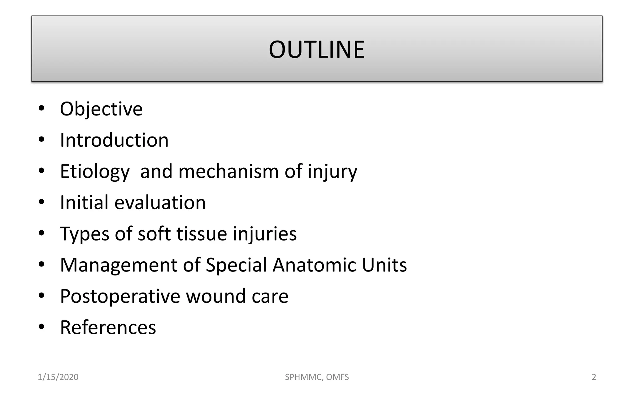 SOFT TISSUE INJURIES OF MAXILLOFACIAL REGION | PPTX