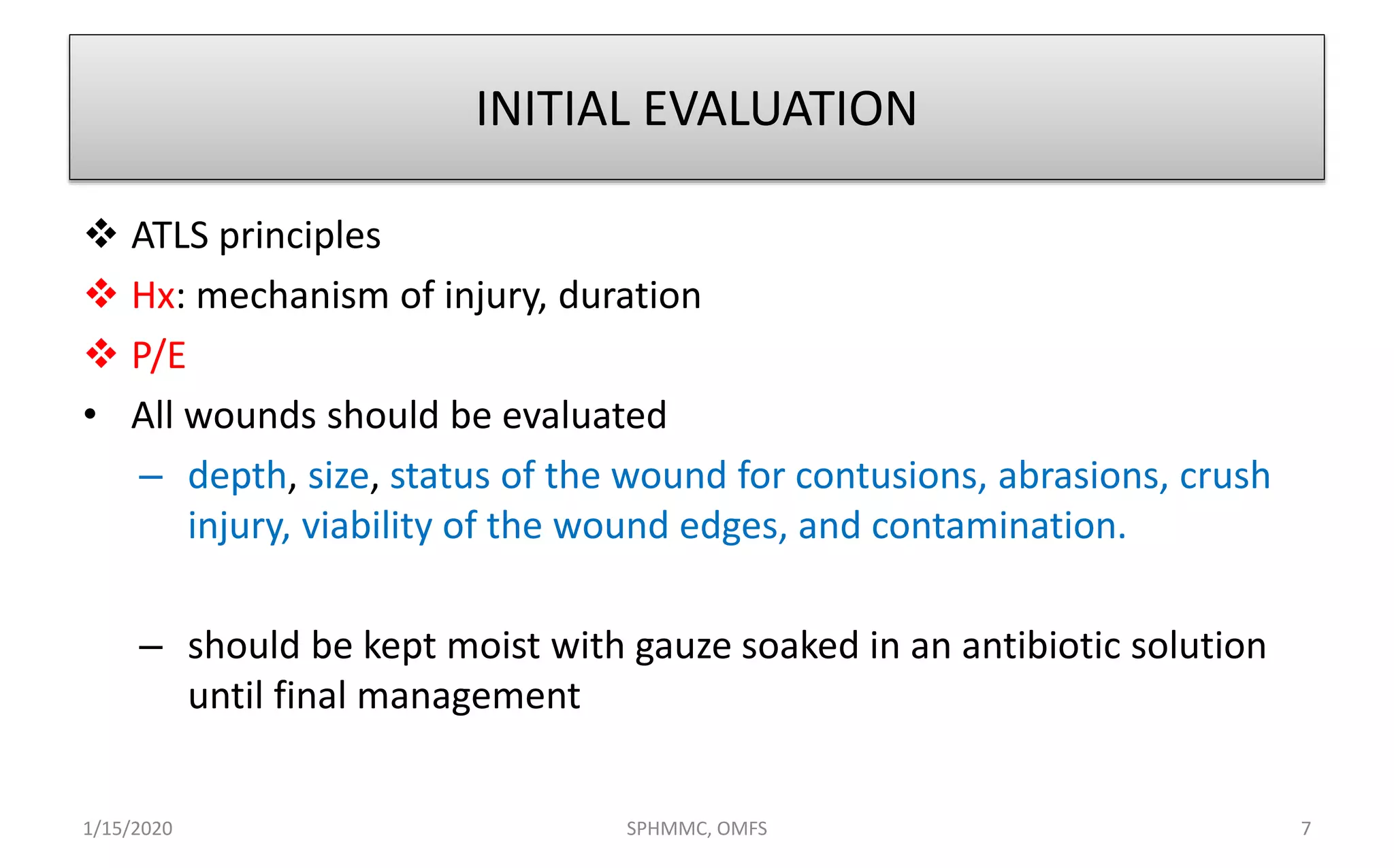 SOFT TISSUE INJURIES OF MAXILLOFACIAL REGION | PPTX