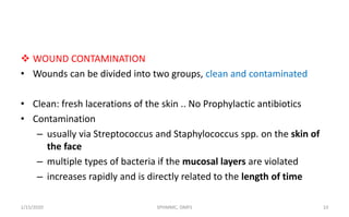 SOFT TISSUE INJURIES OF MAXILLOFACIAL REGION | PPT