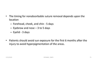 SOFT TISSUE INJURIES OF MAXILLOFACIAL REGION | PPT