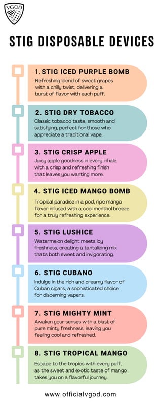 Discover the Ultimate Vaping Experience with STIG Disposable Device ...