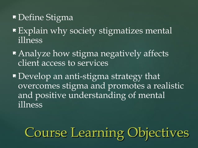 Stigma | PPT