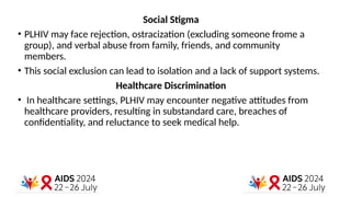 Stigma and Discrimination among people with HIV | PPTX