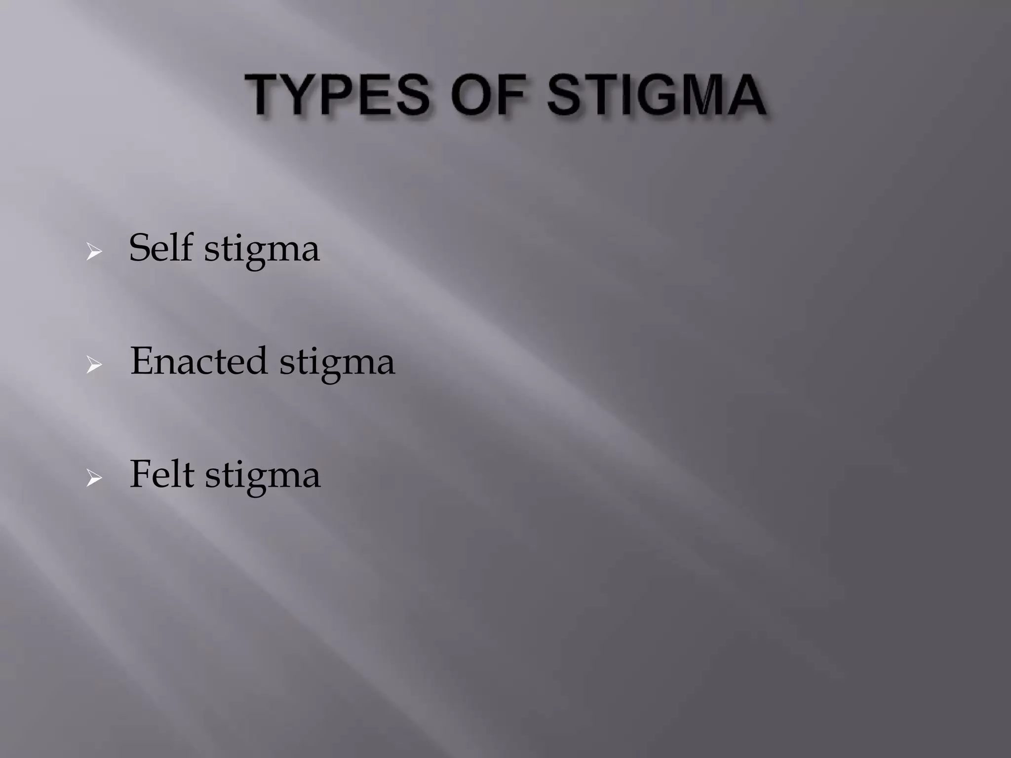 Stigma and mental illness | PPTX
