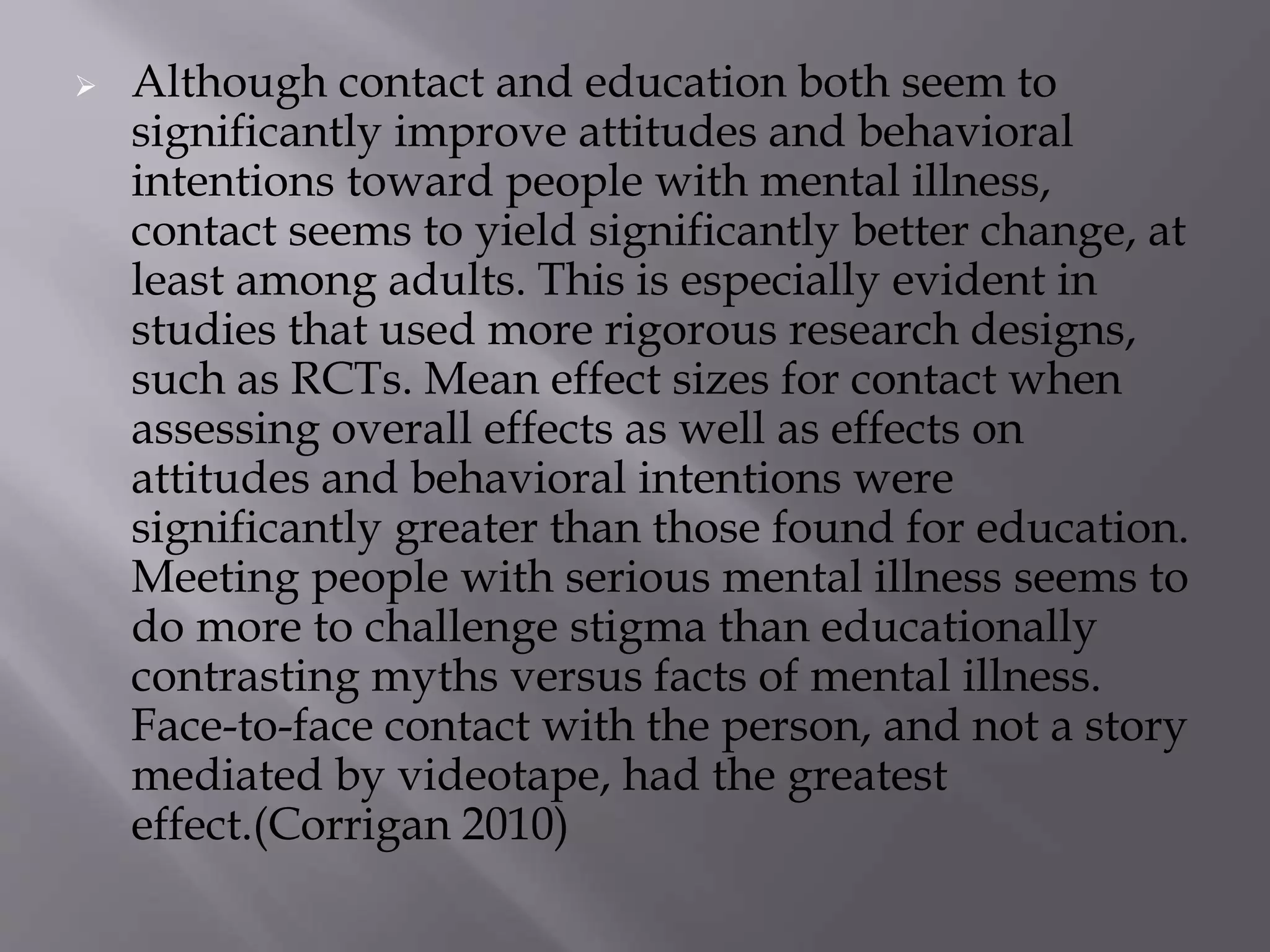 Stigma and mental illness | PPTX