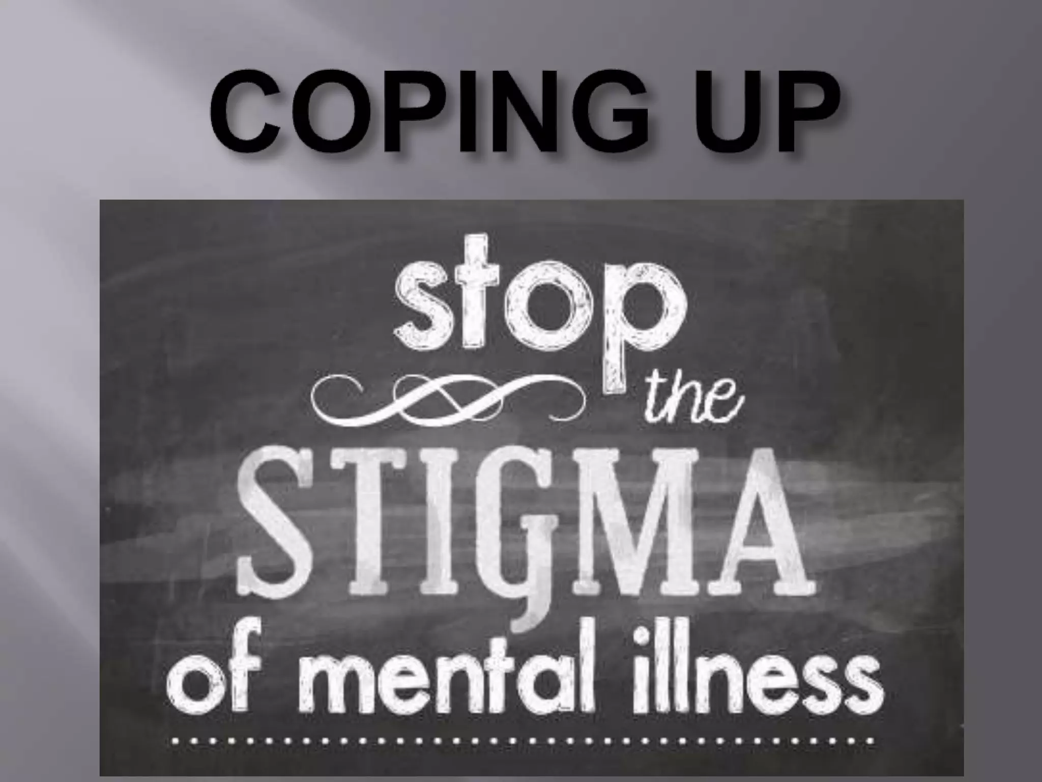Stigma and mental illness | PPTX