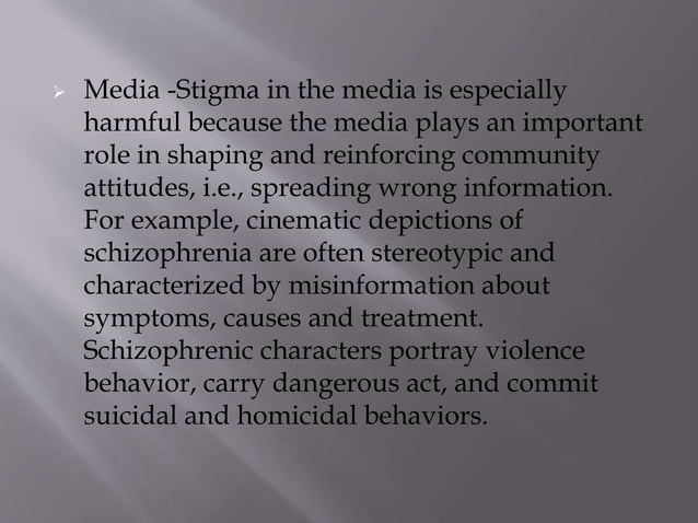 Stigma and mental illness | PPTX | Mental Health | Diseases and Conditions
