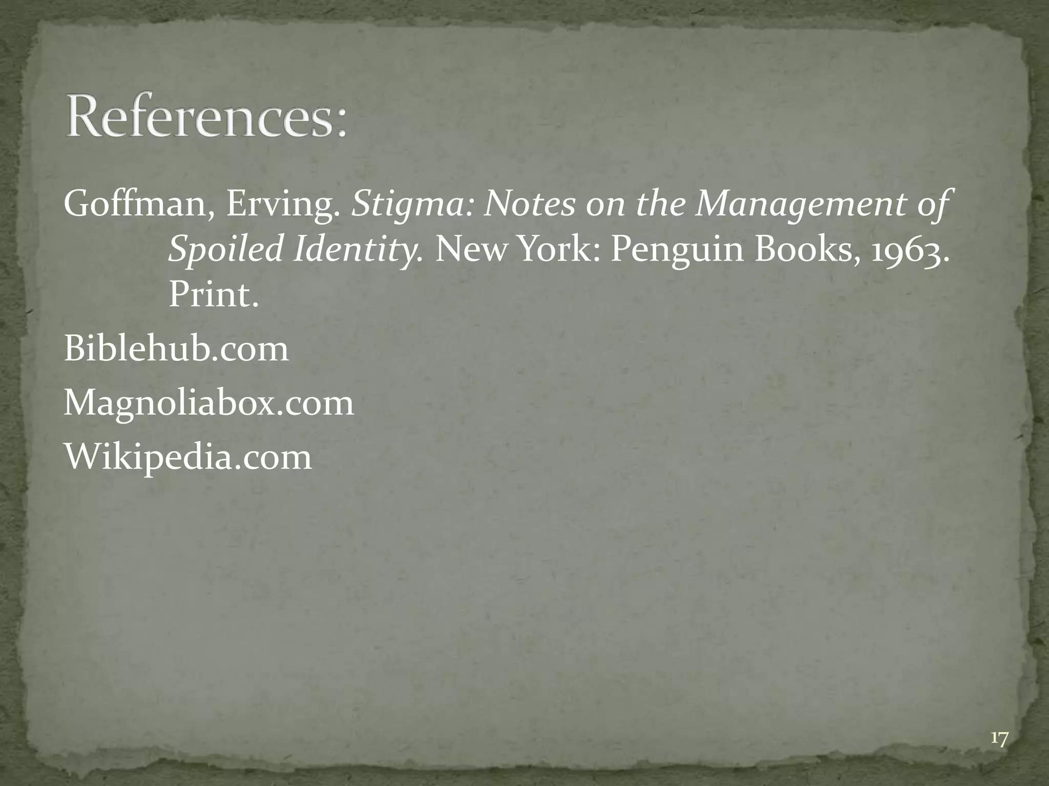 Stigma and social identity | PPTX