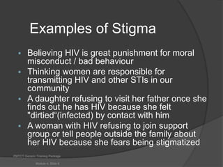 Stigma & discrimination final by dr. munawar | PPTX