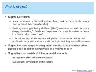 Stigma Presentation | PPTX