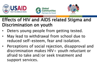 STIGMA OF YOUNG PEOPLE AS A CHALLENGE IN THE FIGHT AGAINST HIV | PPTX
