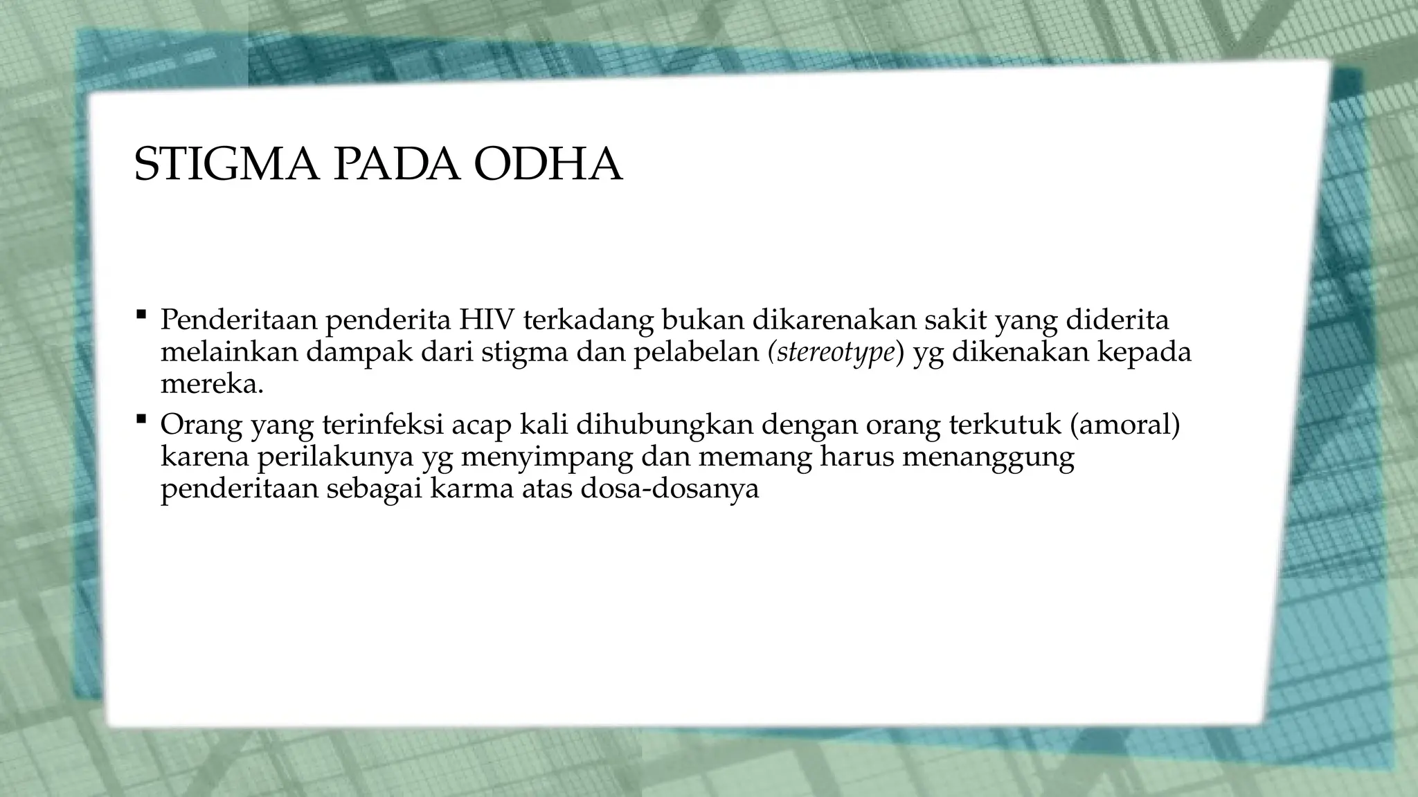 STIGMA PADA ODHA DAN PERILAKU BERISIKO.pptx