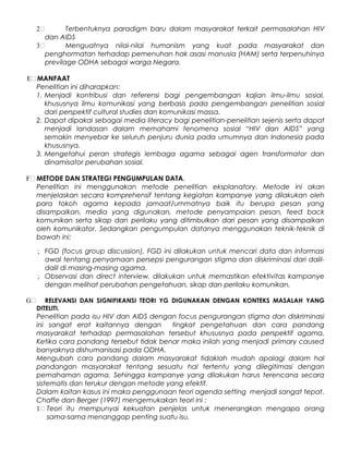 Stigma HIV dan AIDS | RTF