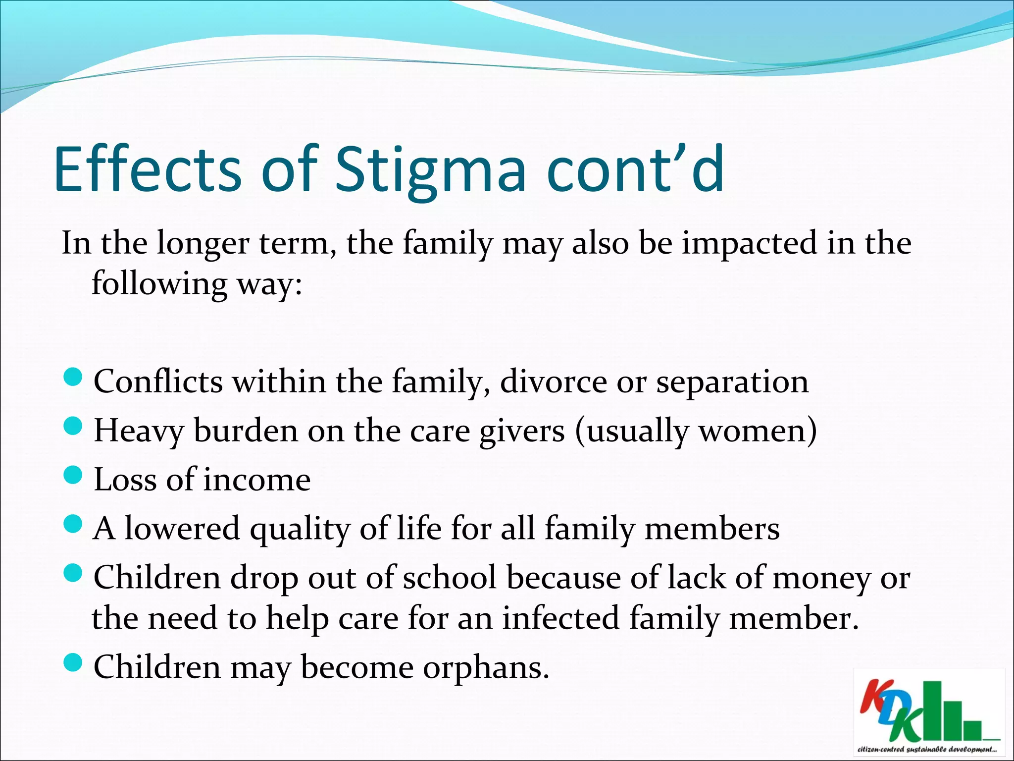 Stigmatization and Discrimination | PPT