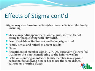 Stigmatization and Discrimination | PPT