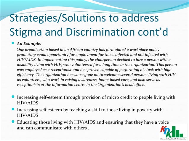 Stigmatization and Discrimination | PPT