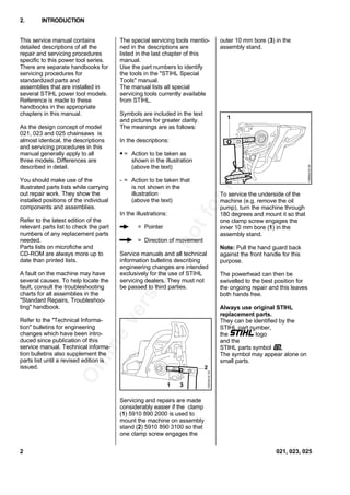 Stihl 025 chainsaw service repair manual | PDF