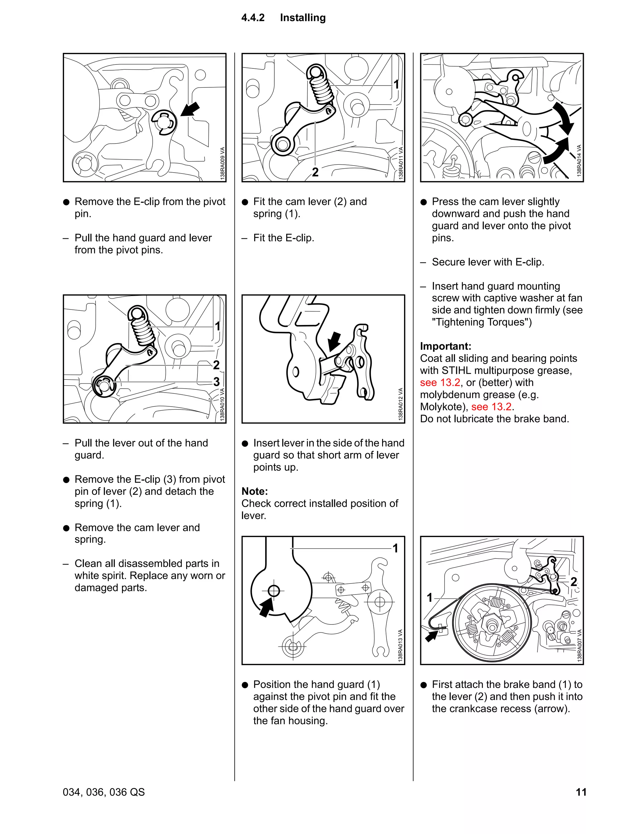 Stihl 034 chainsaw service repair manual | PDF
