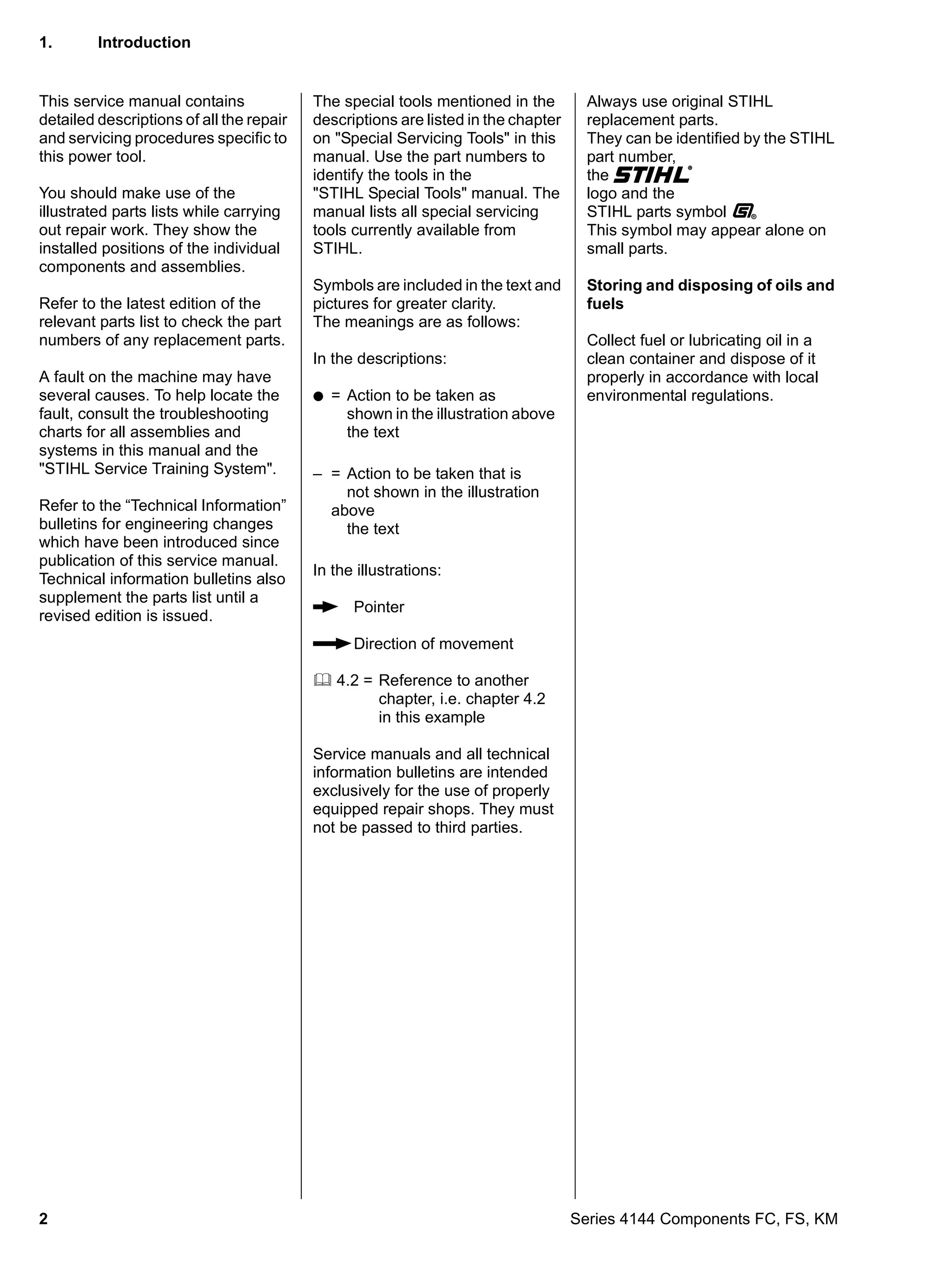 Stihl fs 56 trimmer service repair manual | PDF