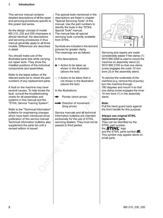 Stihl ms 250 chainsaw service repair manual | PDF