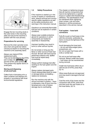 Stihl ms 391 chainsaw service repair manual | PDF