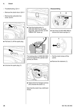 Stihl ms 780 chainsaw service repair manual | PDF