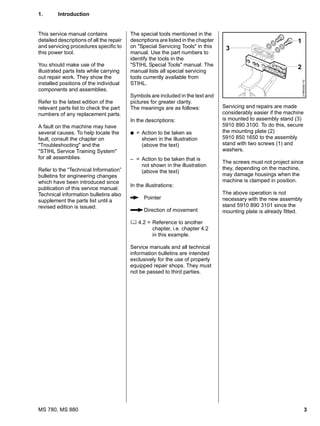 Stihl ms 780 chainsaw service repair manual | PDF