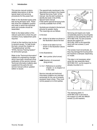 Stihl ts 410 cut off saw service repair manual | PDF