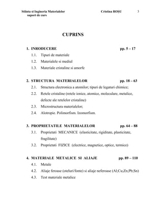 Stiinta si ingineria materialelor | PDF