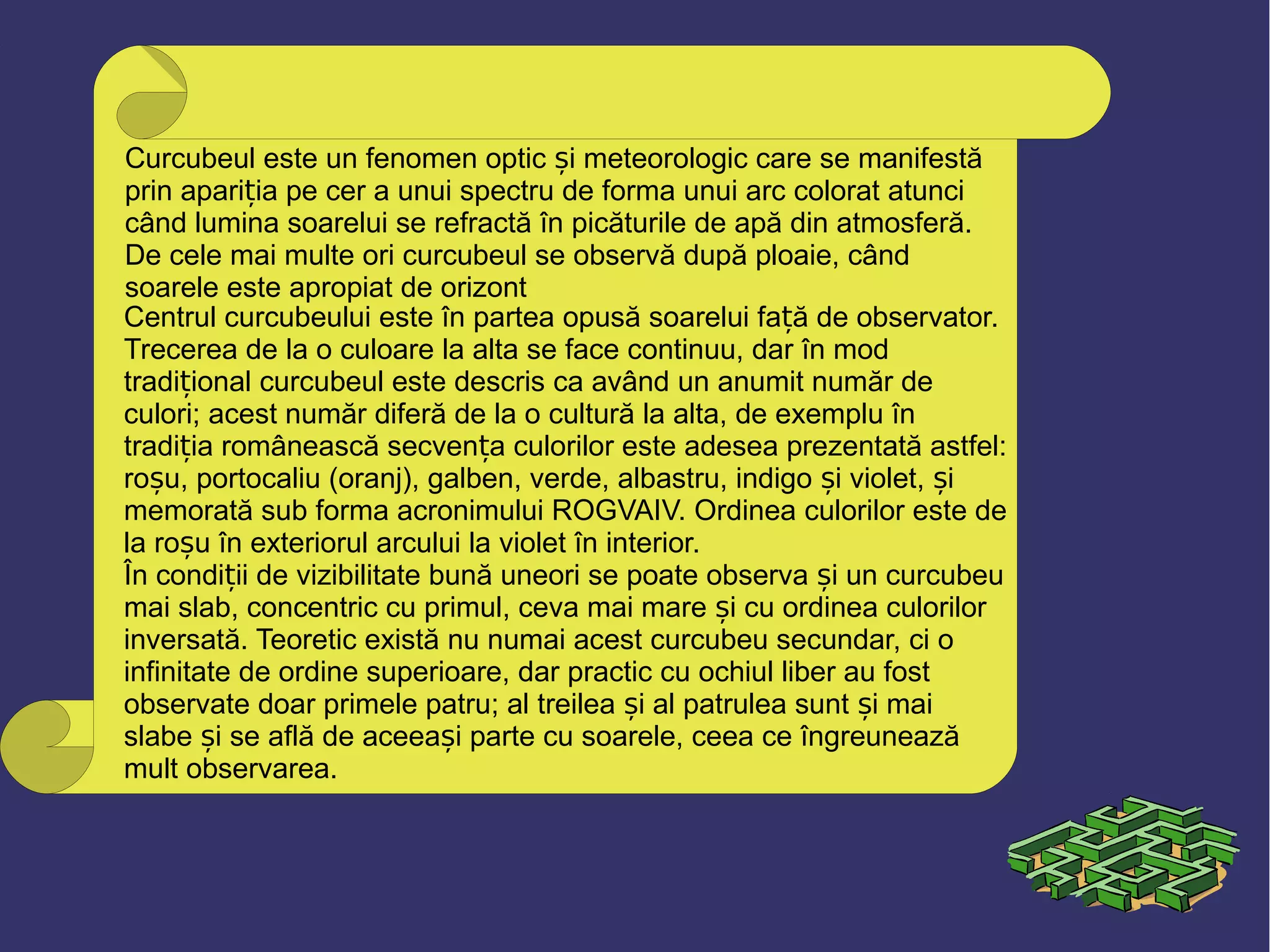 umbra și curcubeul | ODP