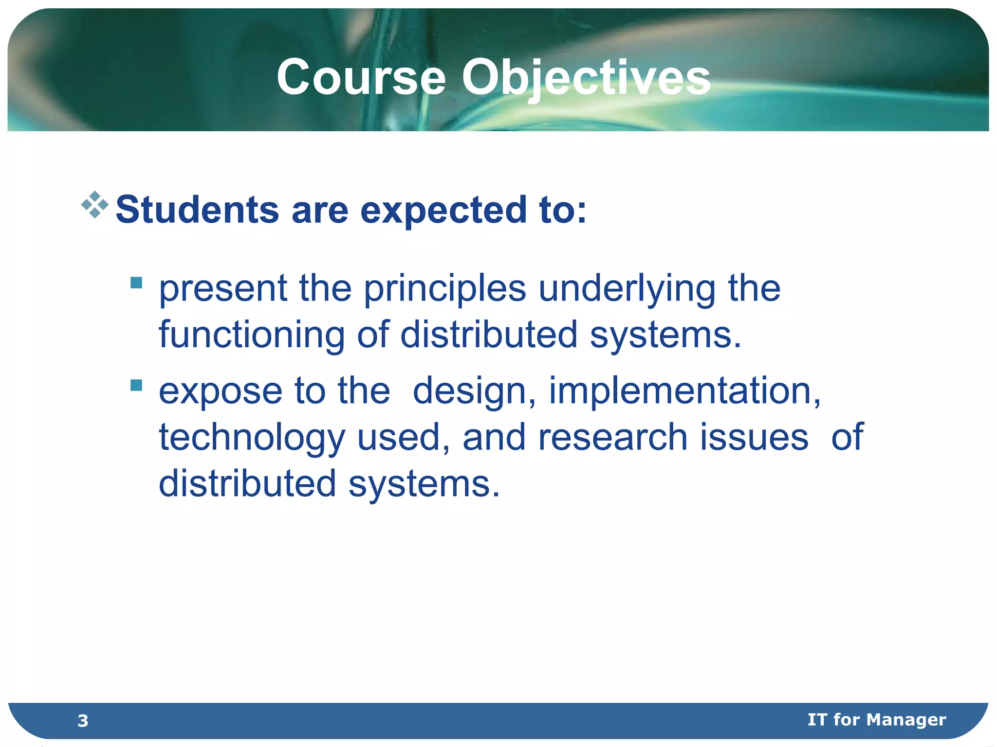 Stij5014 distributed systems | PPT
