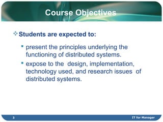 Stij5014 distributed systems | PPT