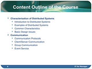 Stij5014 distributed systems | PPT