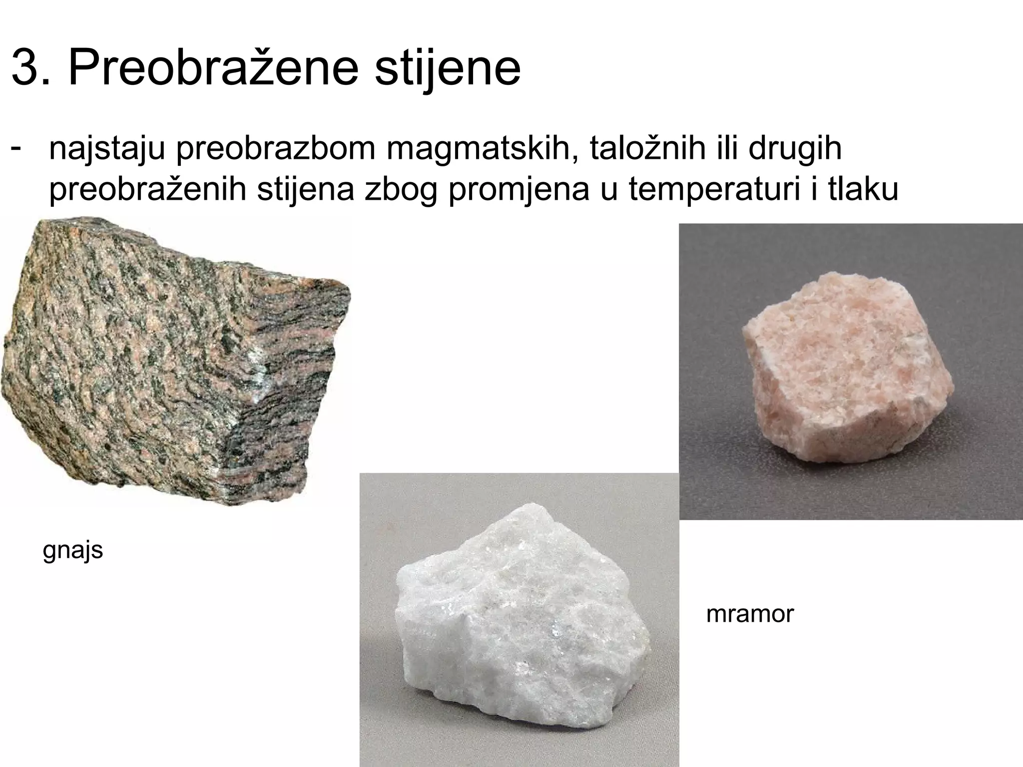 Stijene - vrste i uporaba | PPT