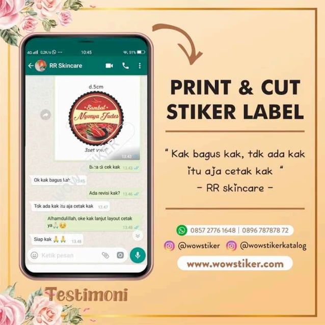 Cetak Stiker Kosmetik | PDF