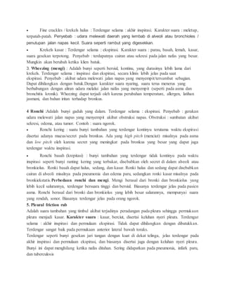 Stilah untuk suara nafas | DOCX