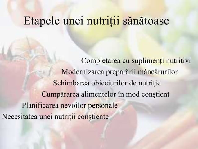 Stil de viata sanatos | PPT